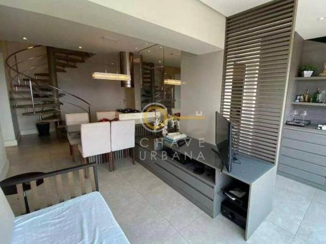 Cobertura com 2 dormitórios à venda, 140 m² por R$ 1.450.000,00 Boqueirão Santos/SP