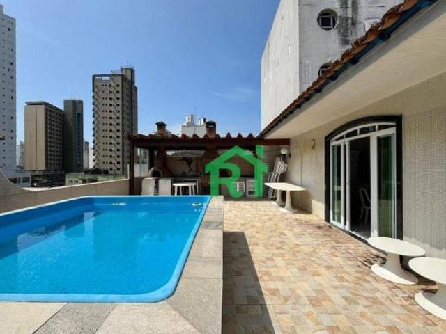 Cobertura com 2 dormitórios à venda, 160 m² por R$ 1.100.000,00 Jardim Astúrias Guarujá/SP