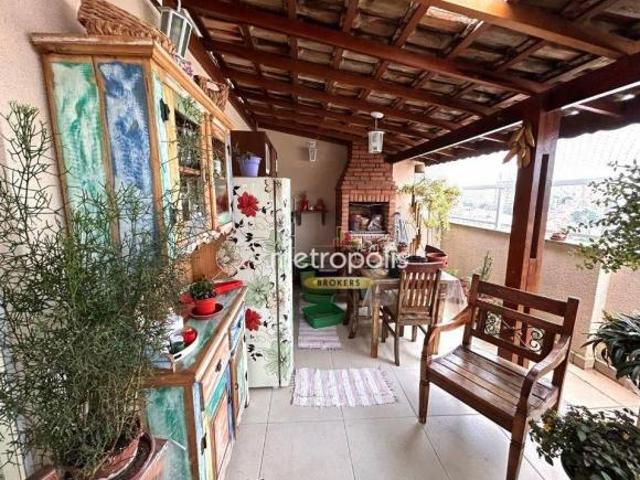 Cobertura com 2 dormitórios à venda, 169 m² por R$ 1.175.000,00 Santa Maria São Caetano do Sul/S