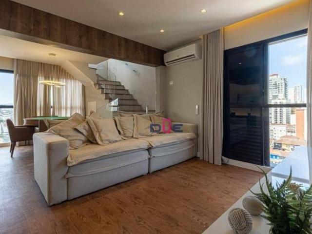 Cobertura com 2 dormitórios à venda, 175 m² por R$ 2.700.000 Boqueirão Santos/SP