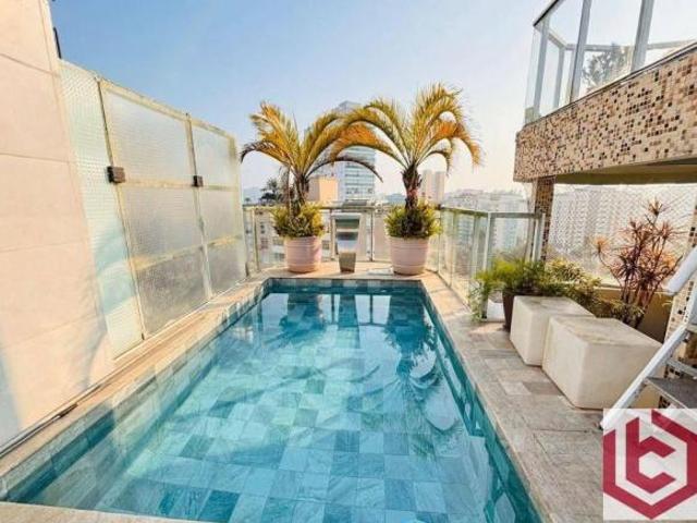 Cobertura com 2 dormitórios à venda, 289 m² por R$ 1.990.000,00 Ponta da Praia Santos/SP