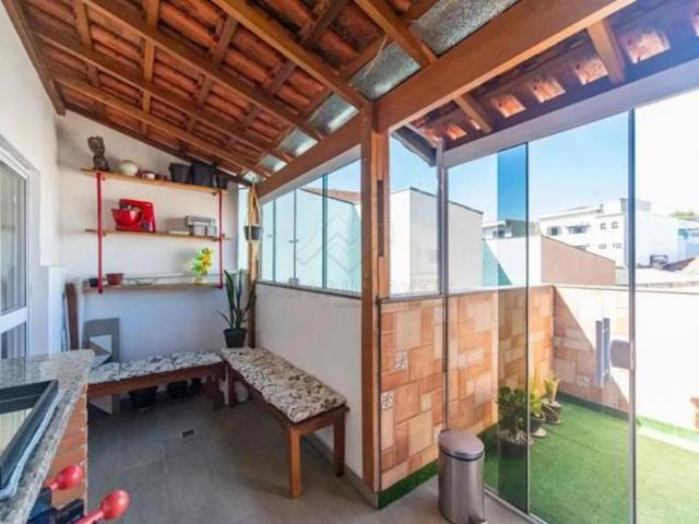 Cobertura com 2 dormitórios e área gourmet à venda, 114 m² Vila helena Santo André/SP