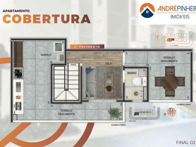 Cobertura com 2 quartos à venda por R$ 549.900,00 Guarani Belo Horizonte/MG