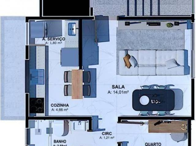 Cobertura com 2 quartos à venda, 92 m² por R$ 475.000 Candelária Belo Horizonte/MG