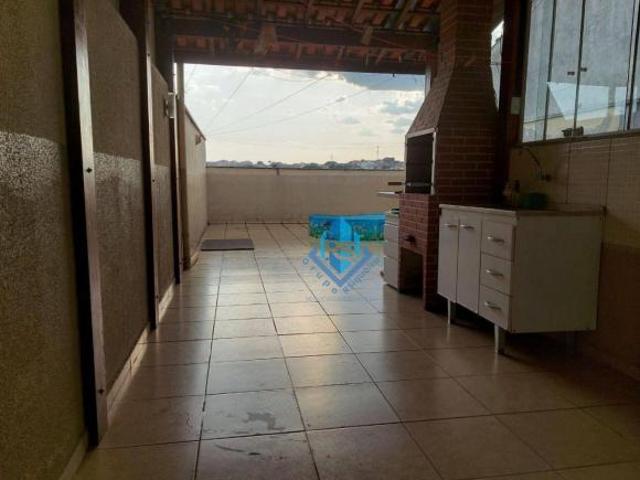 Cobertura com 2 Vagas, Área Gourmet, à venda, 102 m² por R$ 360.000 Vila Tibiriçá Santo André/SP