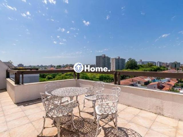 Cobertura com 3 dorm 189m² privativos 2 vagas individuais Jardim Lindóia