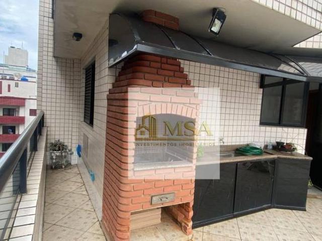 Cobertura com 3 dormitório, sendo 1 suíte, 143 m² venda por R$ 799.000 Vila Tupi Praia Grande