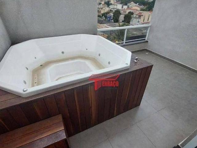 Cobertura com 3 dormitórios, 124 m² venda Vila Scarpelli Santo André/SP