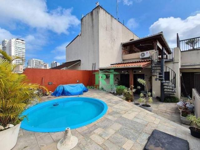 Cobertura com 3 dormitórios 1 suíte, Lazer Privativo, 1 vaga, Jardim Astúrias Guarujá/SP