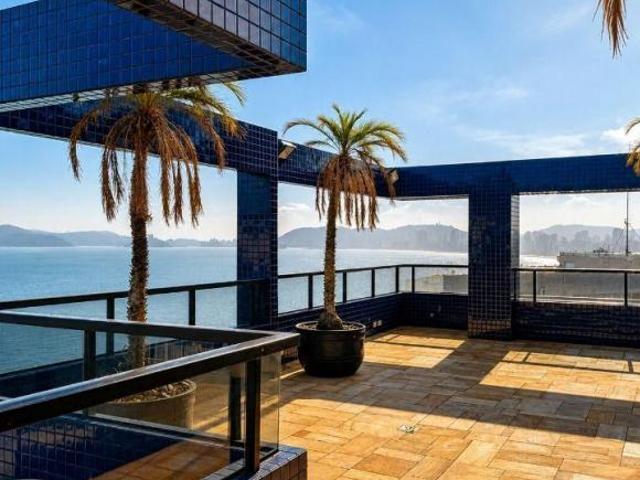 Cobertura com 3 dormitórios à venda, 400 m² por R$ 6.000.000,00 Ponta da Praia Santos/SP
