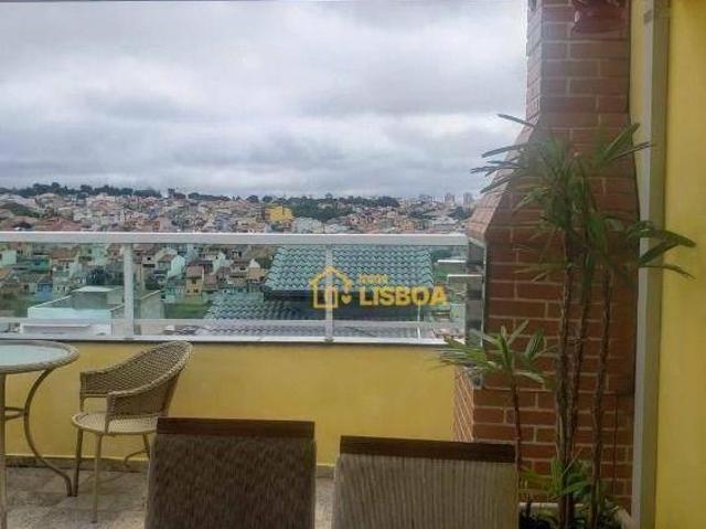 Cobertura com 3 dormitórios à venda, 98 m² por R$ 375.000 Jardim Alvorada Santo André/SP