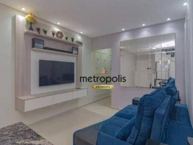Cobertura com 3 dormitórios à venda, 98 m² por R$ 850.000,00 Campestre Santo André/SP