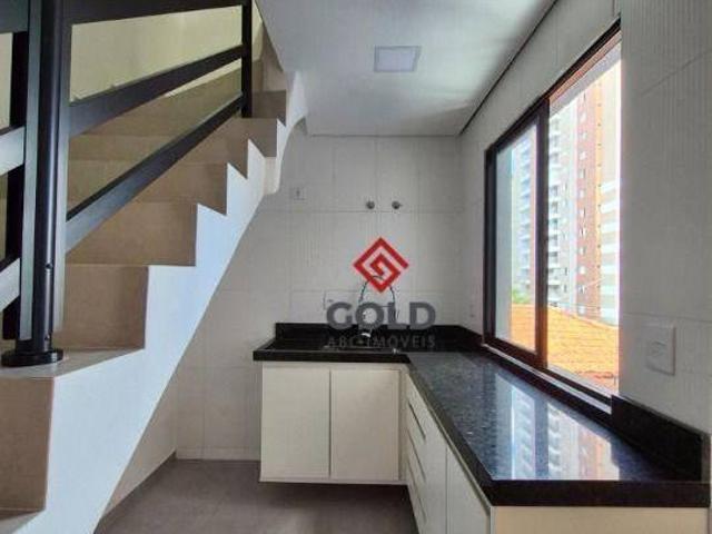 Cobertura com 3 dormitórios à venda, 103 m² por R$ 550.000,00 Vila Valparaíso Santo André/SP