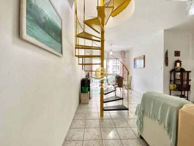 Cobertura com 3 dormitórios à venda, 105 m² por R$ 500.000,00 Jardim Astúrias Guarujá/SP