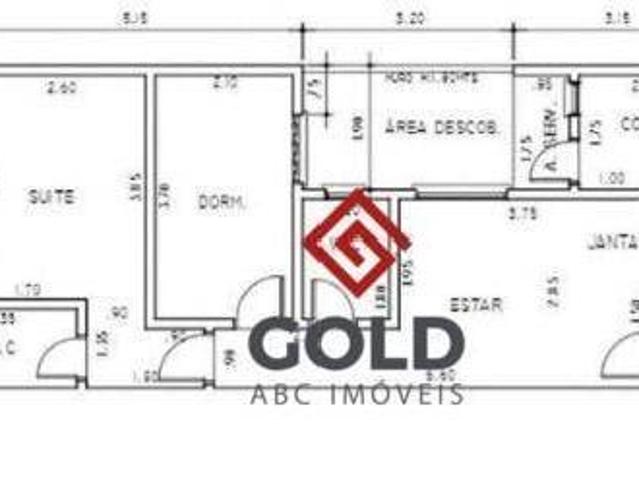 Cobertura com 3 dormitórios à venda, 122 m² por R$ 800.000,00 Campestre Santo André/SP