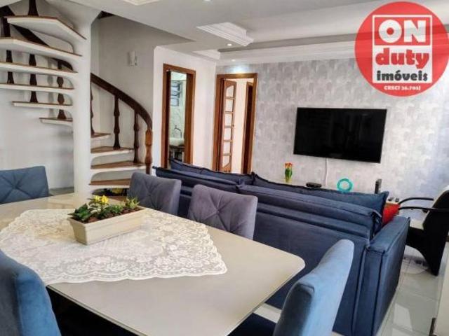 Cobertura com 3 dormitórios à venda, 128 m² por R$ 1.129.000,00 Boqueirão Santos/SP