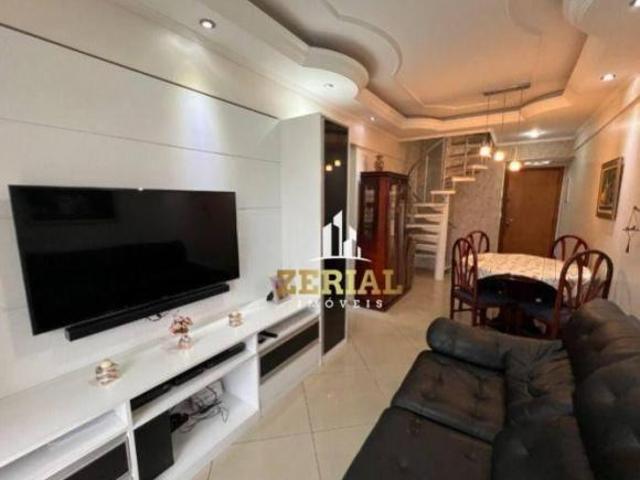 Cobertura com 3 dormitórios à venda, 130 m² por R$ 905.000,00 Santa Maria São Caetano do Sul/SP