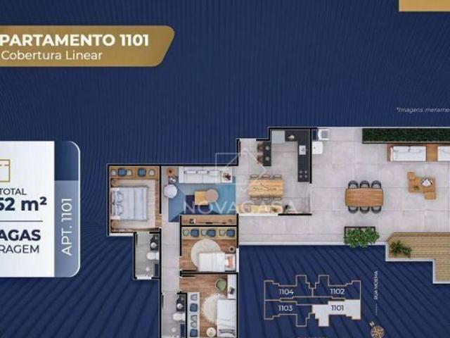Cobertura com 3 dormitórios à venda, 141 m² por R$ 1.259.900 Padre Eustáquio Belo Horizonte/MG
