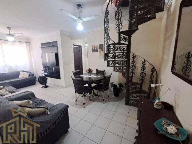 Cobertura com 3 dormitórios à venda, 146 m² por R$ 550.000,00 Aviação Praia Grande/SP