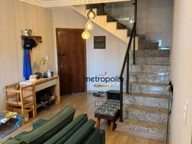 Cobertura com 3 dormitórios à venda, 150 m² por R$ 1.010.000,00 Santa Maria São Caetano do Sul/S