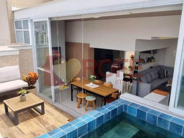 Cobertura com 3 dormitórios à venda, 151 m² por R$ 2.790.000 Moema São Paulo/SP