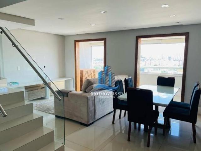 Cobertura com 3 dormitórios à venda, 157 m² por R$ 1.390.000 Campestre Santo André/SP