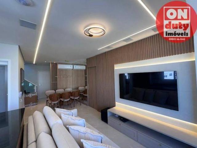 Cobertura com 3 dormitórios à venda, 158 m² por R$ 4.000.000,00 Embaré Santos/SP