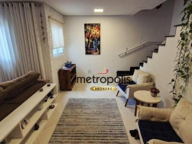 Cobertura com 3 dormitórios à venda, 160 m² por R$ 725.000,00 Vila Pires Santo André/SP