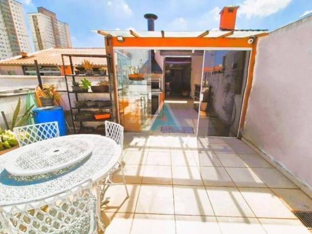 Cobertura com 3 dormitórios à venda, 160 m² por R$ 750.000,00 Vila Humaitá Santo André/SP