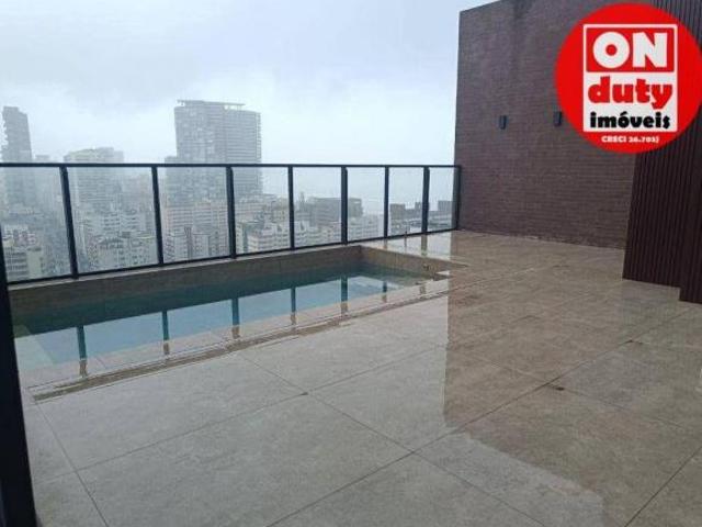 Cobertura com 3 dormitórios à venda, 160 m² por R$ 2.968.000,00 José Menino Santos/SP
