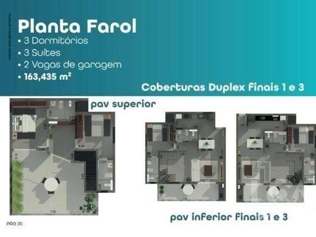 Cobertura com 3 dormitórios à venda, 163 m² por R$ 1.684.478,78 Centro Caraguatatuba/SP