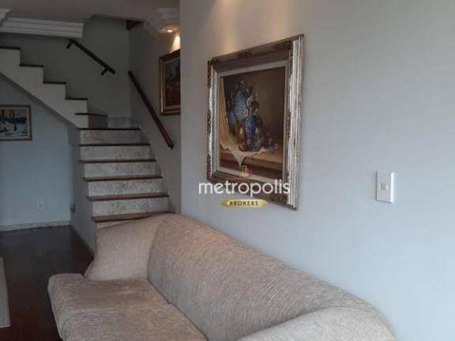 Cobertura com 3 dormitórios à venda, 164 m² de área útil, por R$ 1.400.000 Jardim do Mar São Ber