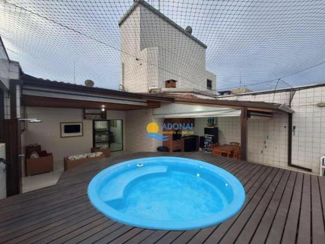 Cobertura com 3 dormitórios à venda, 167 m² por R$ 950.000,00 Asturias Guarujá/SP