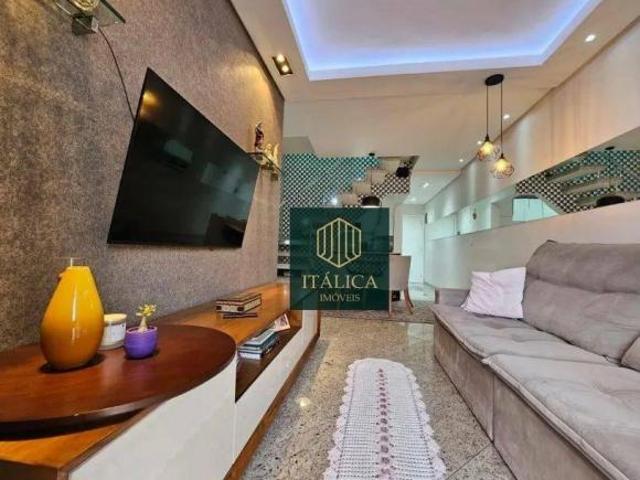 Cobertura com 3 dormitórios à venda, 170 m² por R$ 980.000,00 Nova Gerti São Caetano do Sul/SP