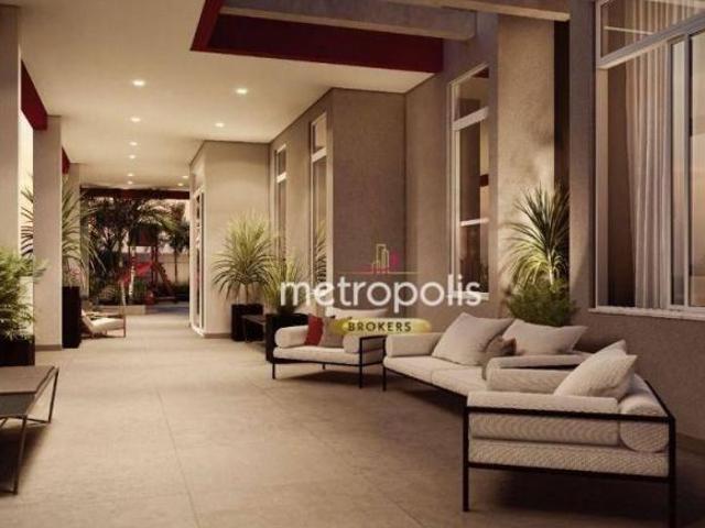 Cobertura com 3 dormitórios à venda, 176 m² por R$ 2.048.324,28 Vila Valparaíso Santo André/SP