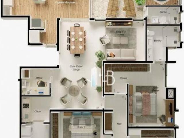 Cobertura com 3 dormitórios à venda, 179 m² por R$ 2.000.000,00 Patrimônio Uberlândia/MG
