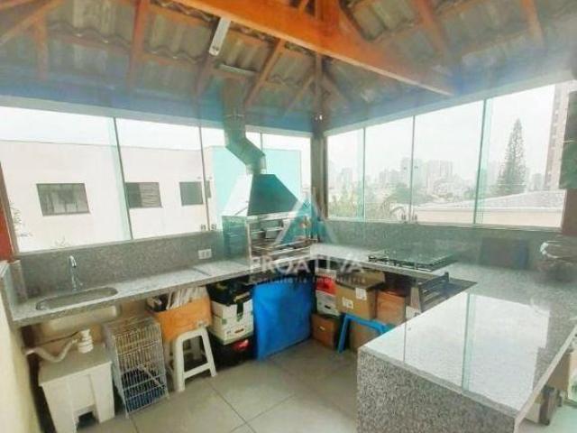 Cobertura com 3 dormitórios à venda, 180 m² por R$ 840.000,00 Santa Maria Santo André/SP