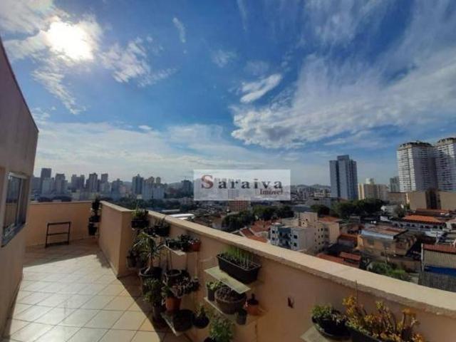 Cobertura com 3 dormitórios à venda, 183 m² por R$ 950.000,00 Vila Lusitânia São Bernardo do Cam