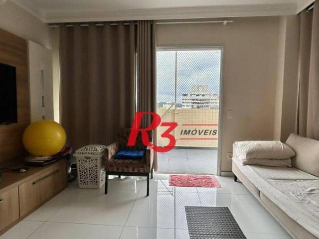 Cobertura com 3 dormitórios à venda, 183 m² por R$ 2.215.000,00 Gonzaga Santos/SP