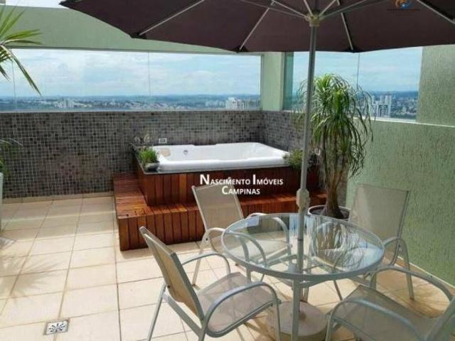 Cobertura com 3 dormitórios à venda, 190 m² por R$ 1.430.000,00 Taquaral Campinas/SP