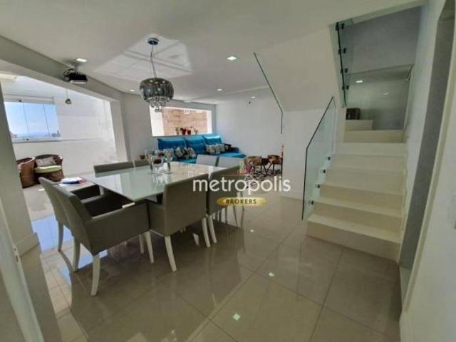 Cobertura com 3 dormitórios à venda, 190 m² por R$ 2.345.000,00 Vila Mussolini São Bernardo do C