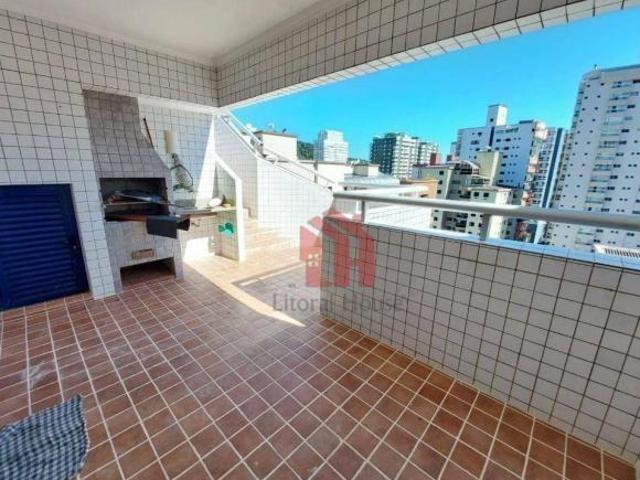 Cobertura com 3 dormitórios à venda, 194 m² por R$ 1.800.000,00 Canto do Forte Praia Grande/SP