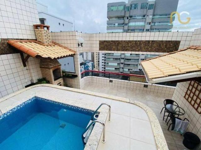 Cobertura com 3 dormitórios à venda, 195 m² por R$ 1.500.000,00 Tupi Praia Grande/SP