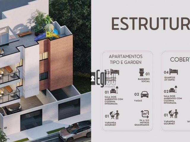 Cobertura com 3 dormitórios à venda, 196 m² por R$ 920.000,00 Aeroporto Juiz de Fora/MG