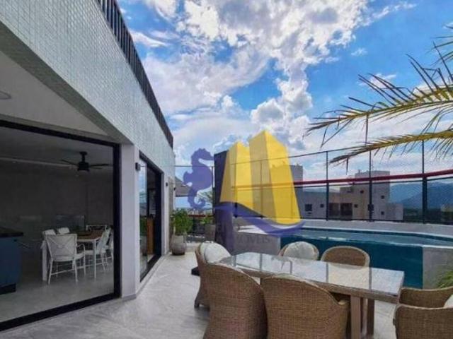 Cobertura com 3 dormitórios à venda, 200 m² por R$ 4.700.000,00 Riviera Módulo 06 Bertioga/SP