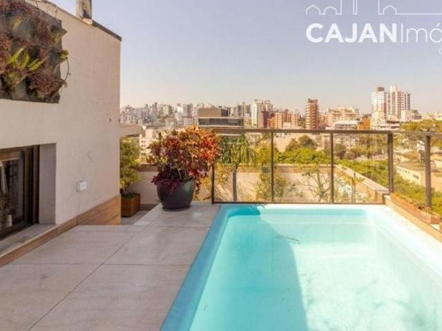 Cobertura com 3 dormitórios à venda, 211 m² por R$ 1.980.000 Petrópolis Porto Alegre/RS