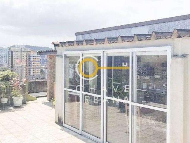 Cobertura com 3 dormitórios à venda, 215 m² por R$ 900.000,00 Boqueirão Santos/SP