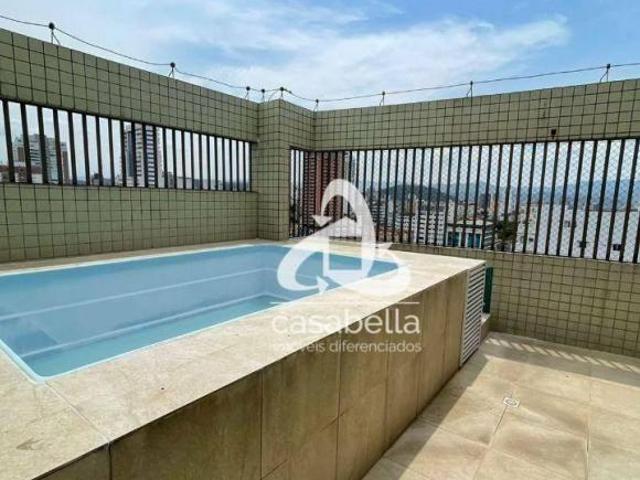 Cobertura com 3 dormitórios à venda, 242 m² por R$ 2.190.000,00 Boqueirão Santos/SP