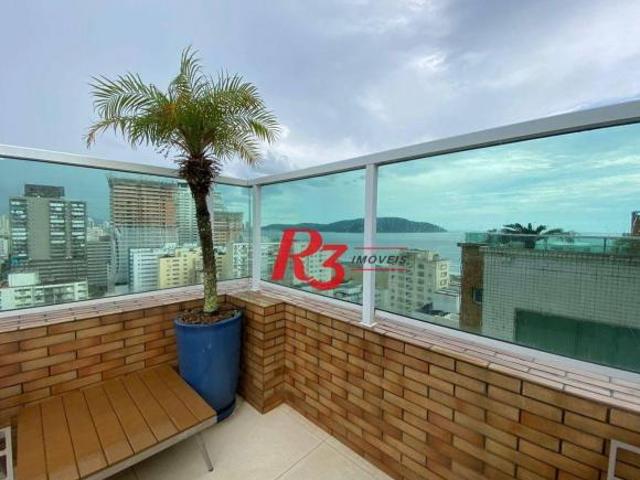 Cobertura com 3 dormitórios à venda, 290 m² por R$ 3.719.000,00 Gonzaga Santos/SP