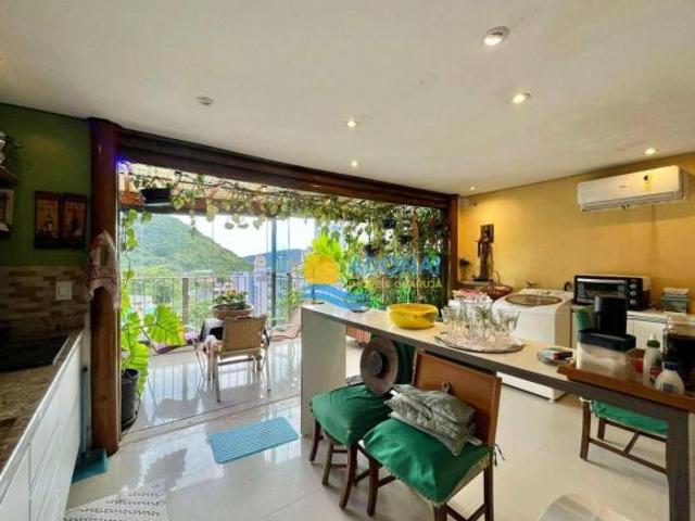 Cobertura com 3 dormitórios à venda, 300 m² por R$ 1.280.000,00 Tombo Guarujá/SP